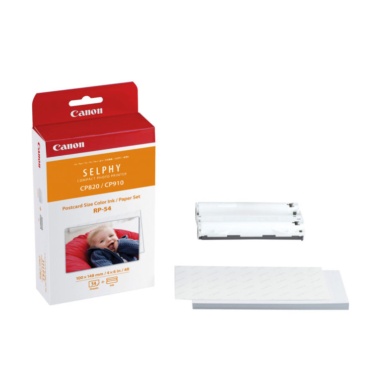 Canon RP-54 High-Capacity Color Ink/Paper Set for SELPHY CP910 Printer ...