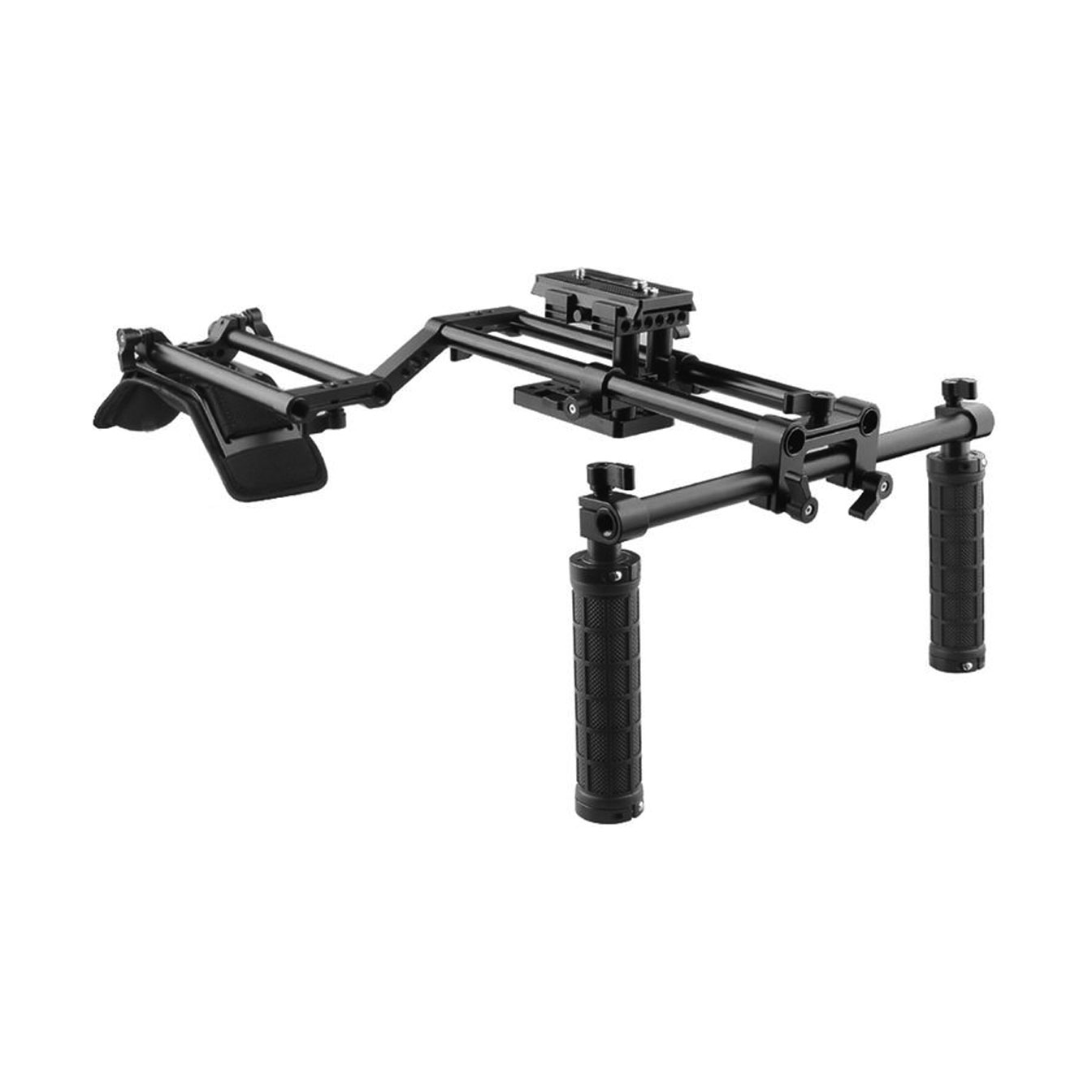 CAMVATE Shoulder Mount Rig with Manfrotto QR Plate – The Camera Exchange